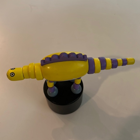 Toys | Jack Rabbit Push Puppet Dinosaur Wooden Toy Montessori ...